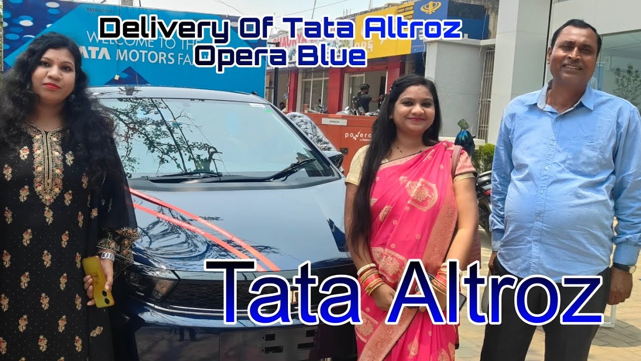 Tata Altroz (XM) 2024 Opera Blue Review and delivery #tatamotors # ...