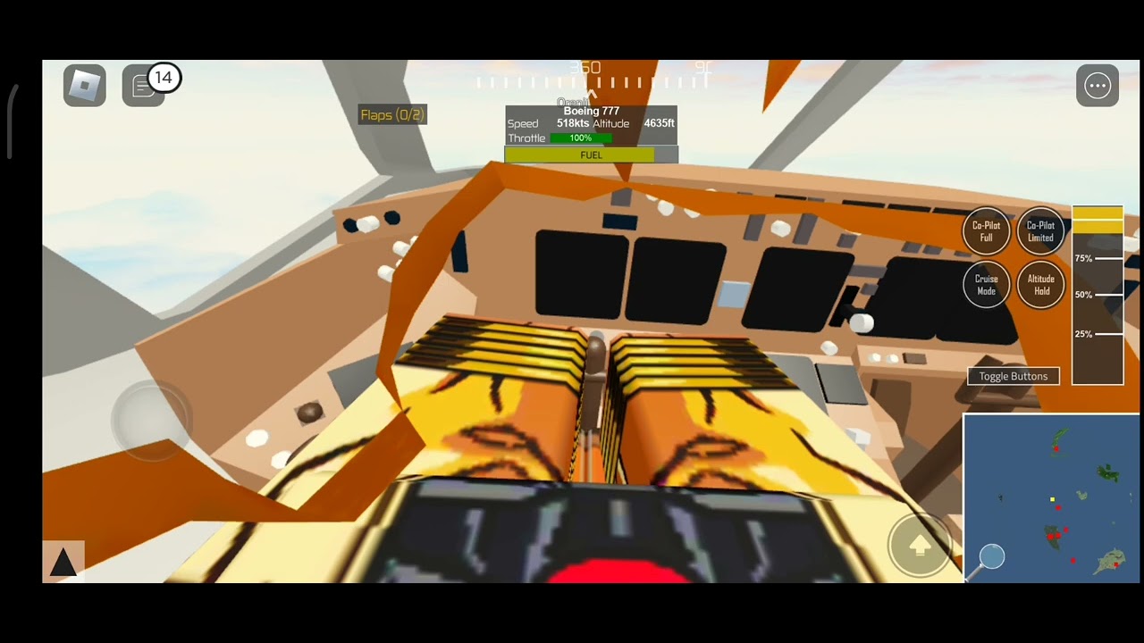 My first channel playing roblox map called pilot training flight sim ...
