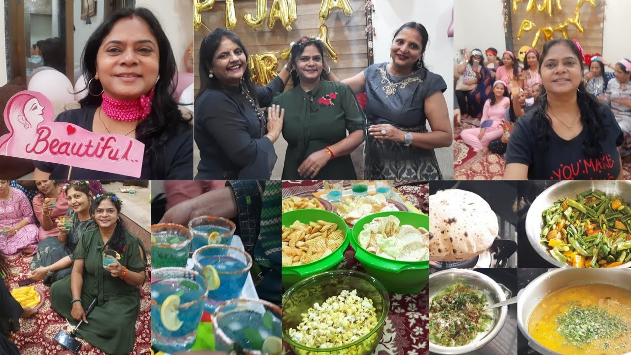 happily single🤩 Lunch Thali +kitty me pajama party💃 Aloo Sem ki Sabji🌺 ...