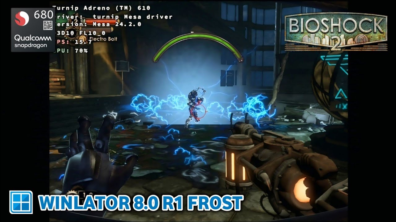 Winlator Frost | BIOSHOCK 2 COMPLETE EDITION | Snapdragon 680 - YouTube