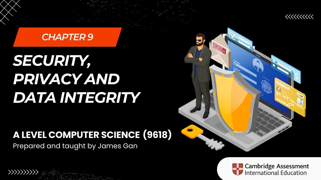 AS & A Level Computer Science (9618) - Chapter 9: Security, Privacy and Data Integrity - YouTube