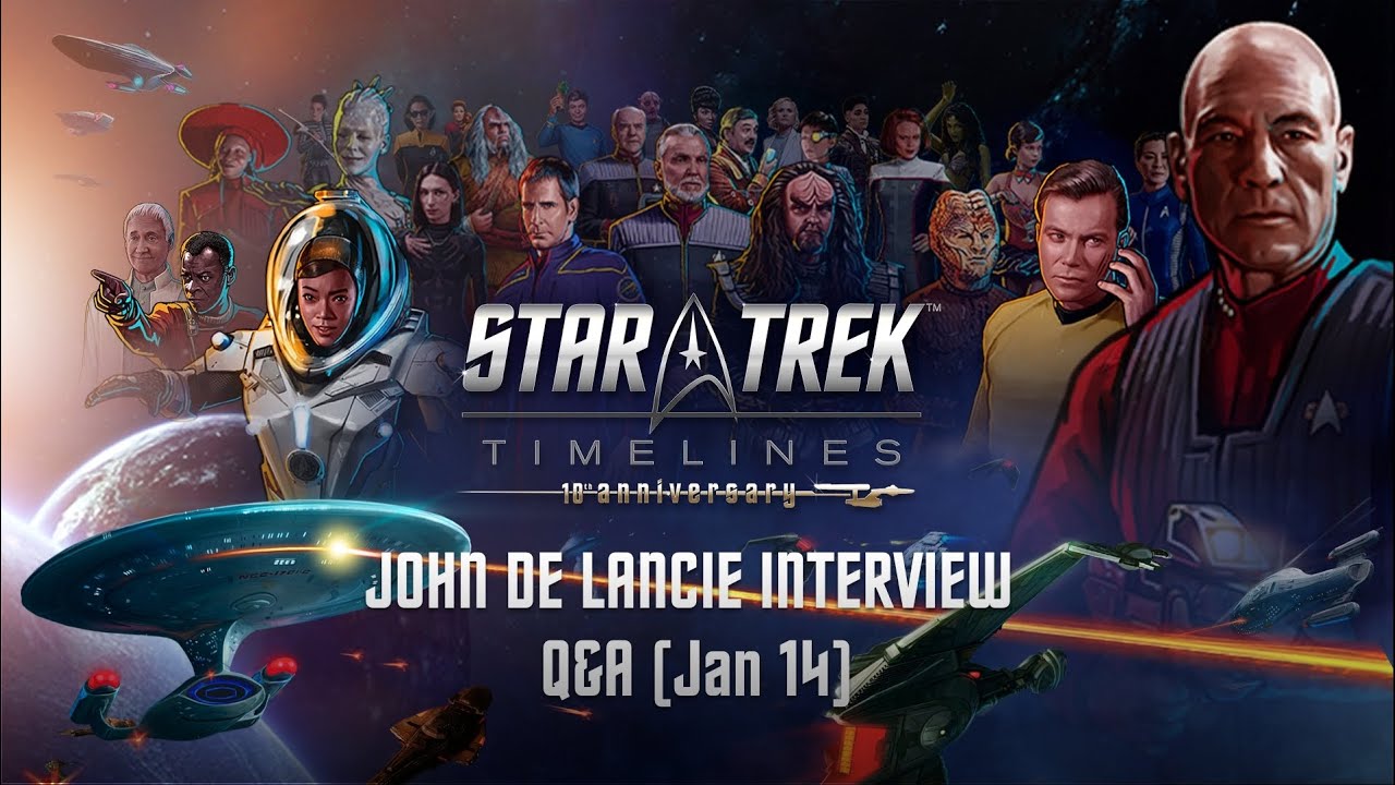 John De Lancie - Star Trek Timelines 10th Anniversary - January 14th ...