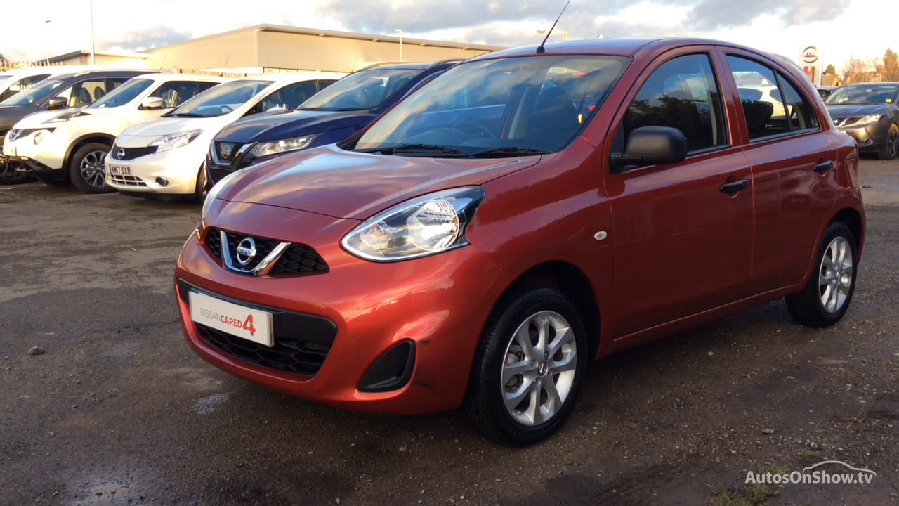 NISSAN MICRA VIBE RED 2016 - YouTube