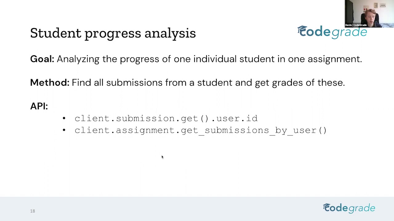 CodeGrade Webinar: Using the CodeGrade API (12 March 2021) - YouTube