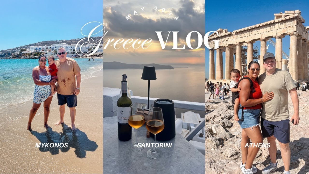 GREECE VLOG- Santorini, Mykonos & Athens - YouTube
