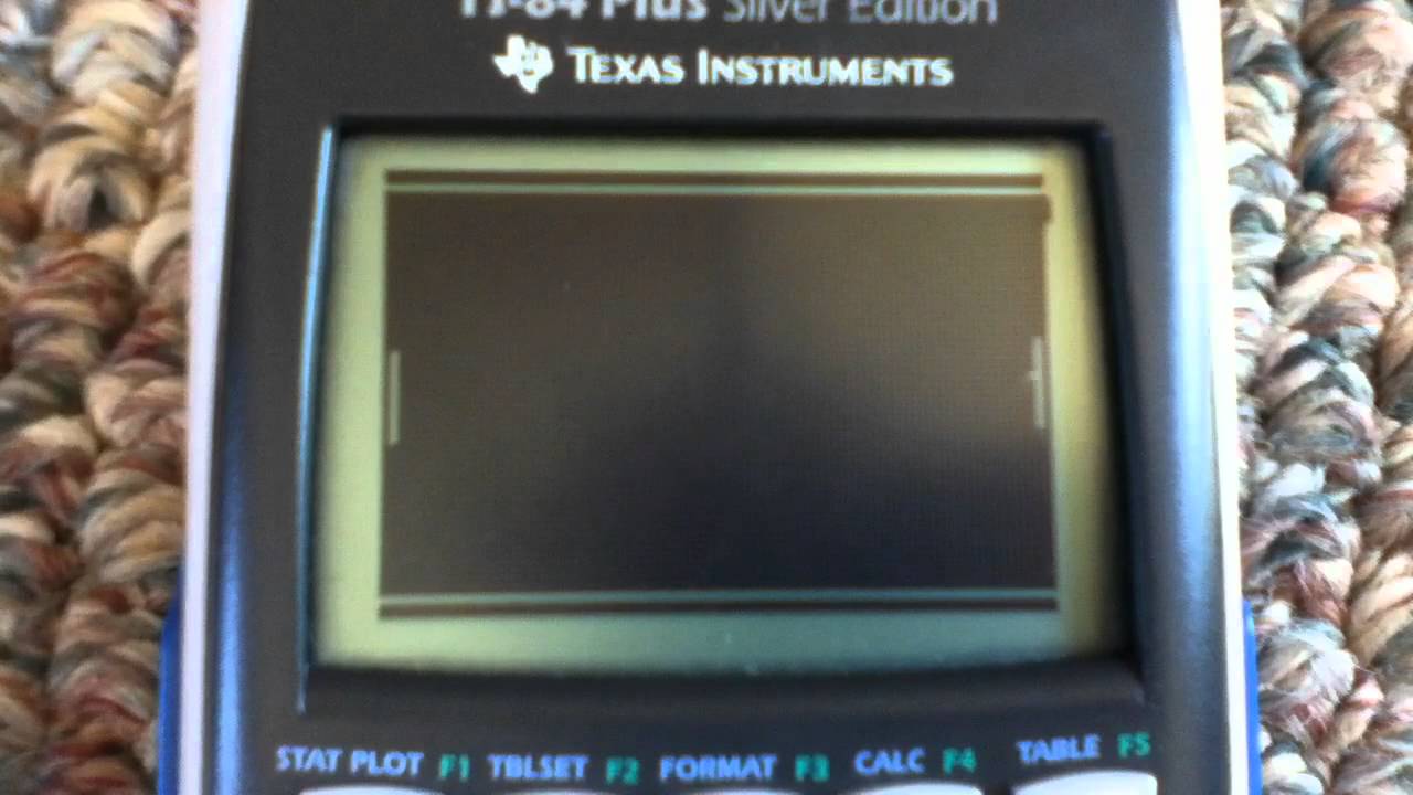 My Pong program for a ti-84 calculator - YouTube