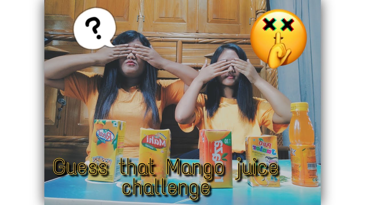 GUESS THAT MANGO JUICE CHALLENGE - YouTube