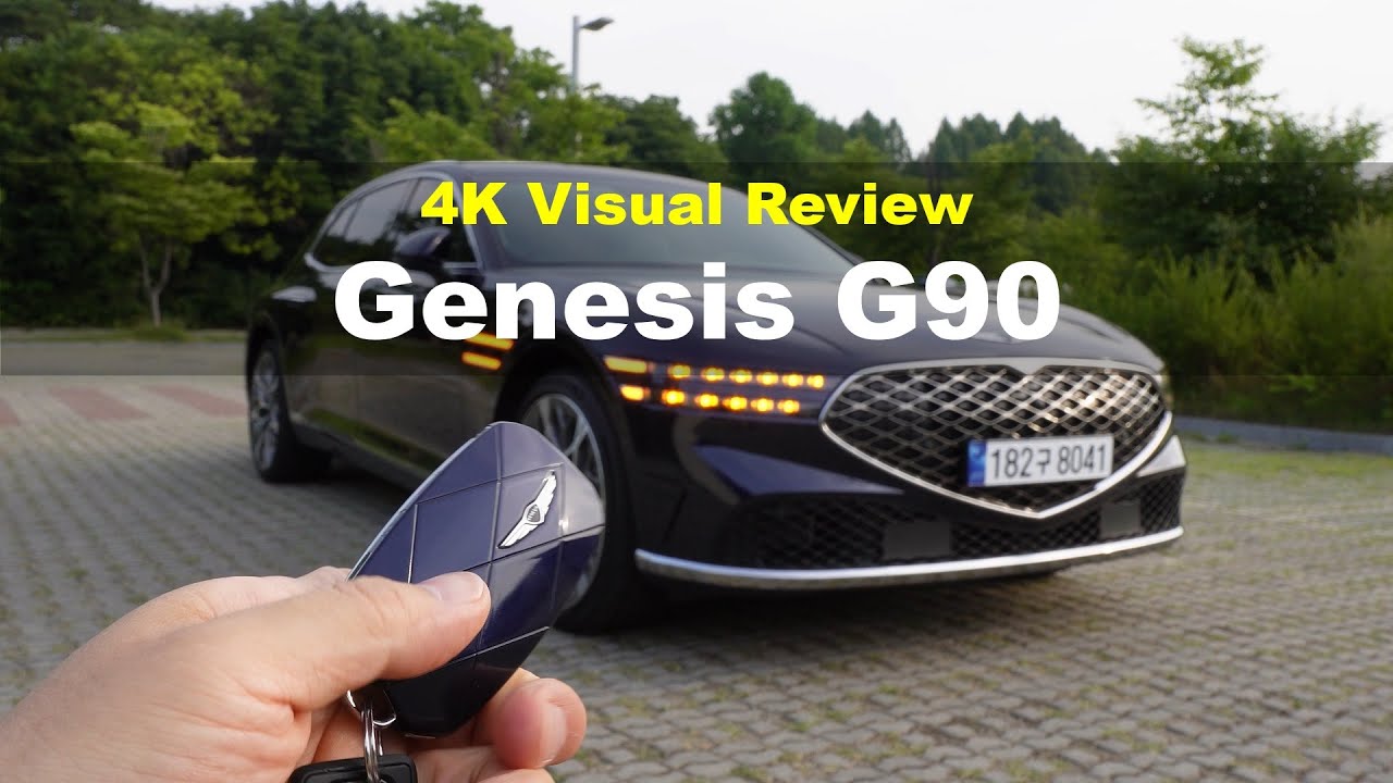 (4K Visual Review) 2023 Genesis G90 3.5T-GDi e-s/c - YouTube