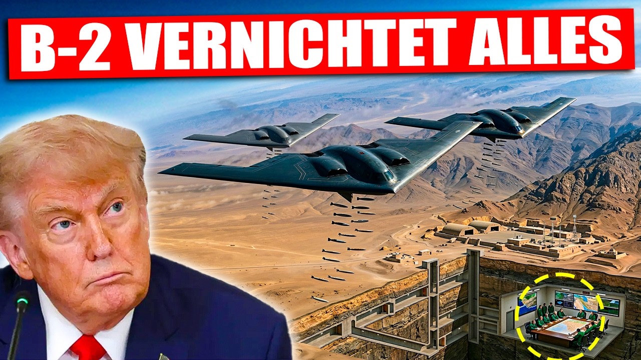 USA entdecken geheime Anlage Teleghan-2 – B-2 zerstört Irans tiefstes ...