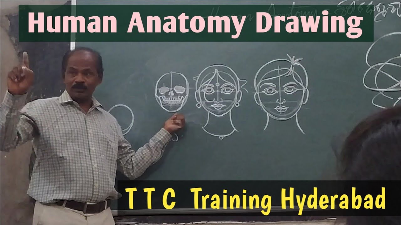 Human Anatomy Drawing part-1| J Venkata swamy Drawing Instructer || TTC ...