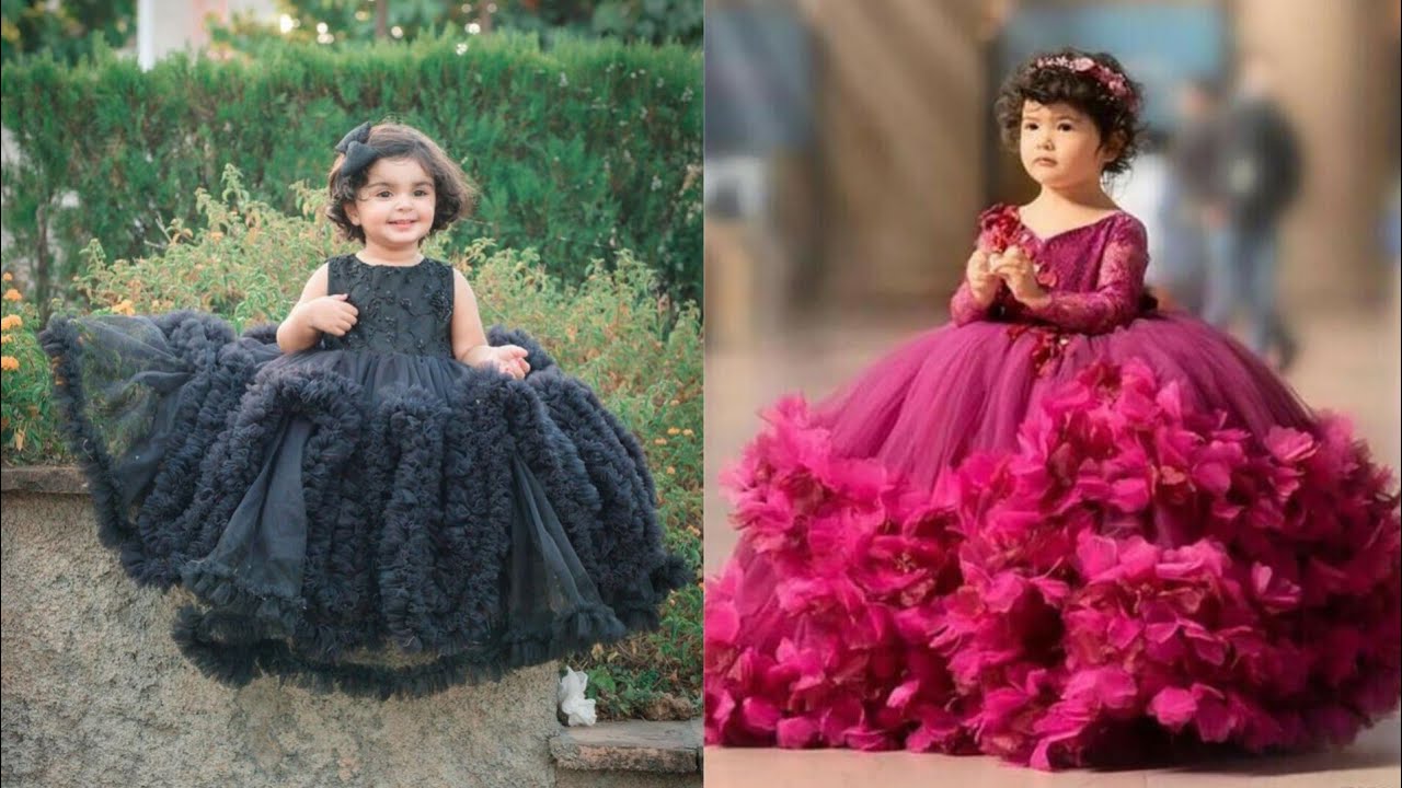 Baby Girls Frock Design👗🥀/wedding dresses/fancy dress designs # ...
