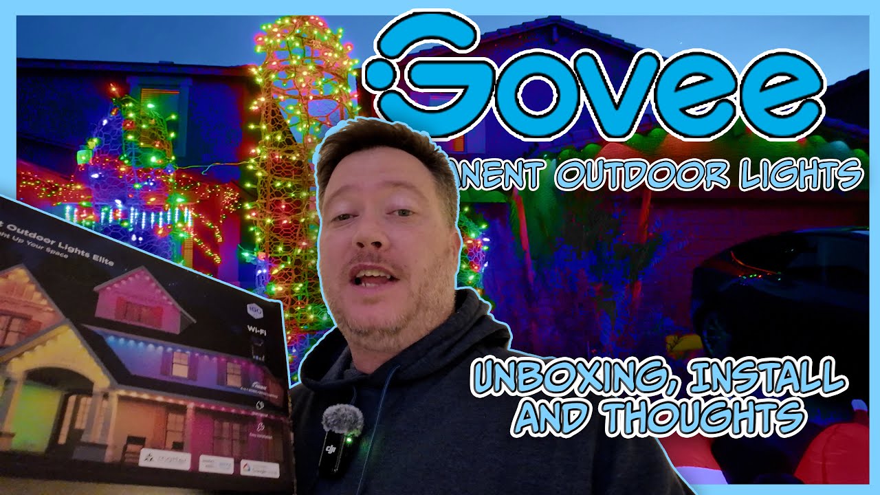 Govee Permanent Outdoor Lights Unboxing, Install and Review. Black Friday Buy! - YouTube