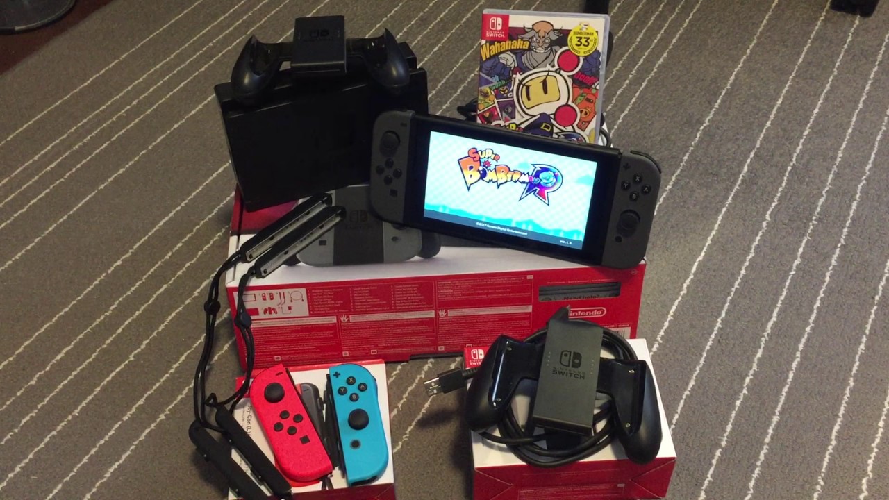 Nintendo Switch package - YouTube