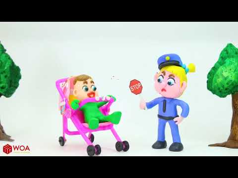 (REUPLOADED) LUKA BABY POLICE STOPS UNTIDY BEHAVIOR 💖Play Doh Cartoons ...