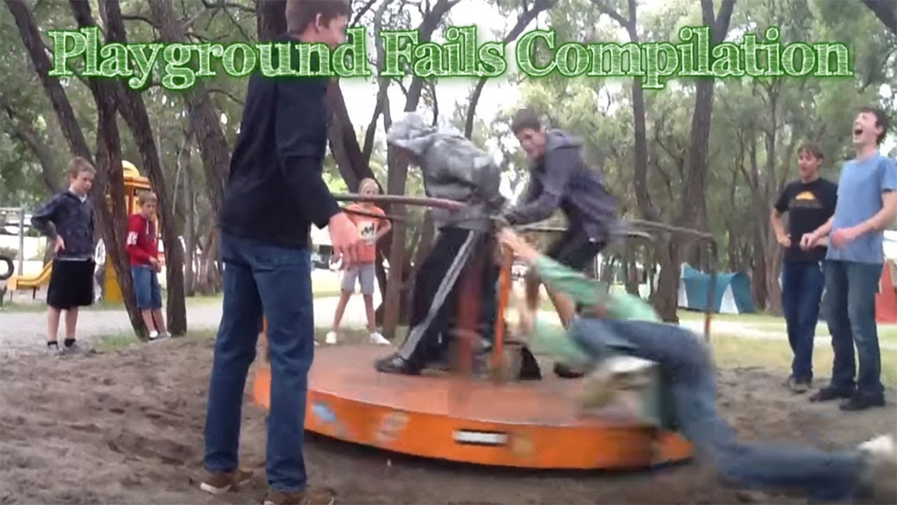 Funny Playground Fails Compilation - YouTube