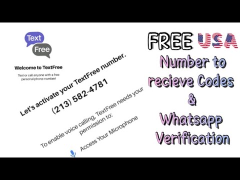 How to get a free USA number for Whatsapp Verification 2022 new Method ...