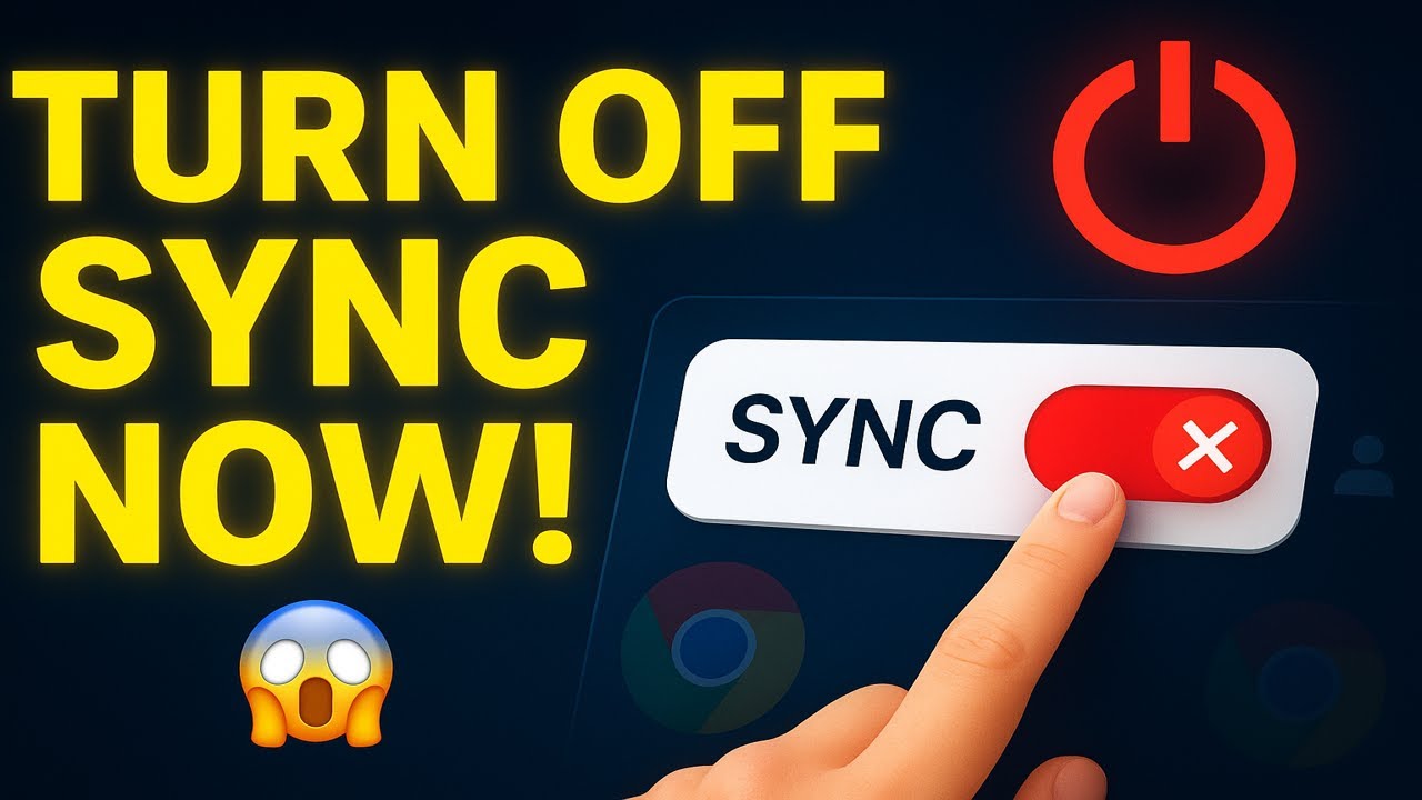 Turn Off Sync in Google Chrome on PC | Stop Account Sync & Auto Login ...