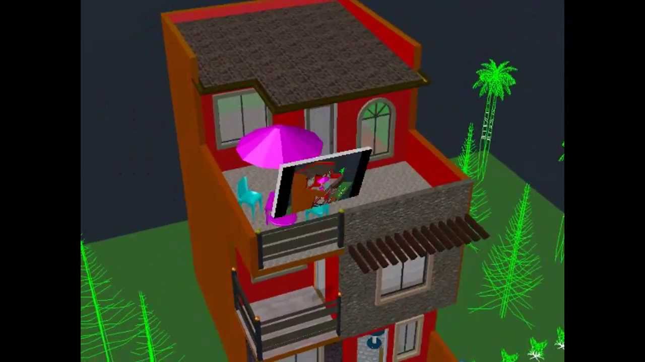 AutoCad 3D Animation - YouTube