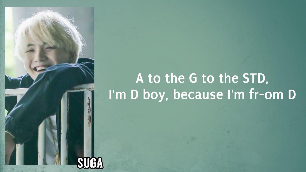AGUST D - Agust D (Suga) easy lyrics - YouTube