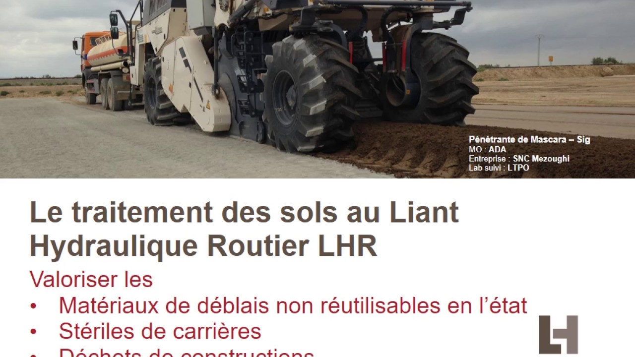 1/3-Solution Route & Infrastructure [ Traitement des Sols au Liant ...