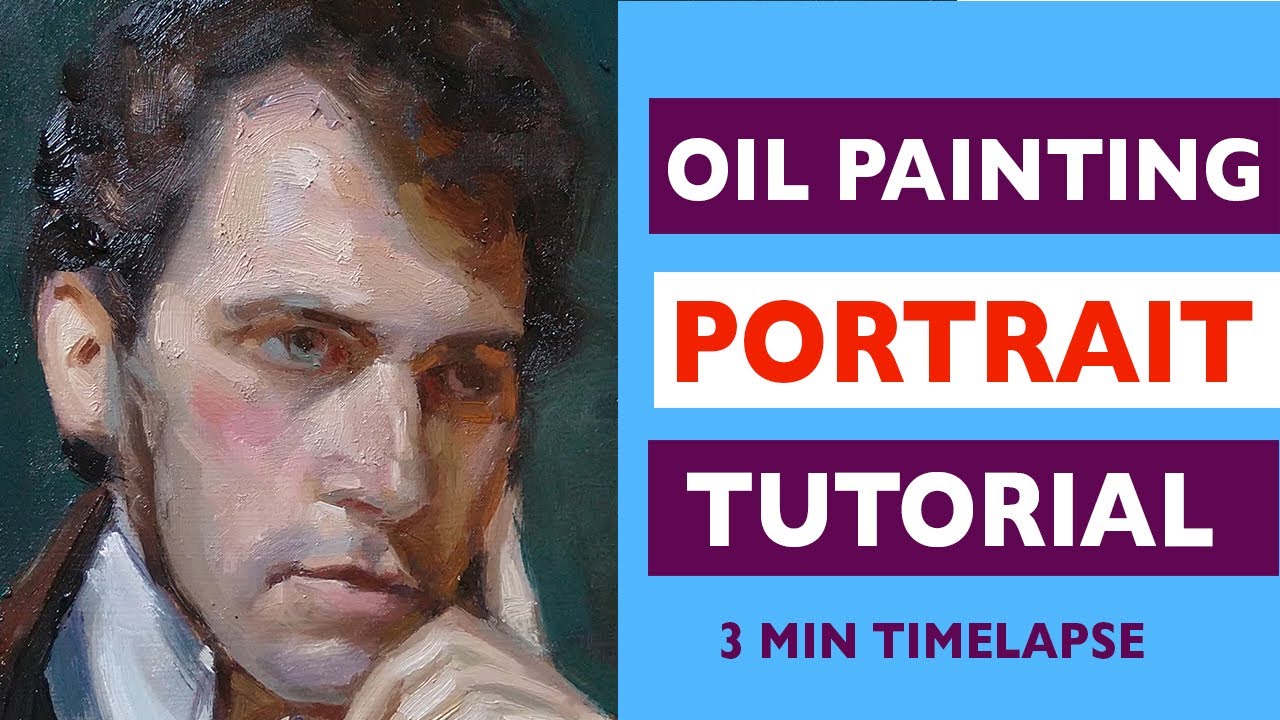 JAKE FERN -Oil Portrait Timelapse 3 min - YouTube