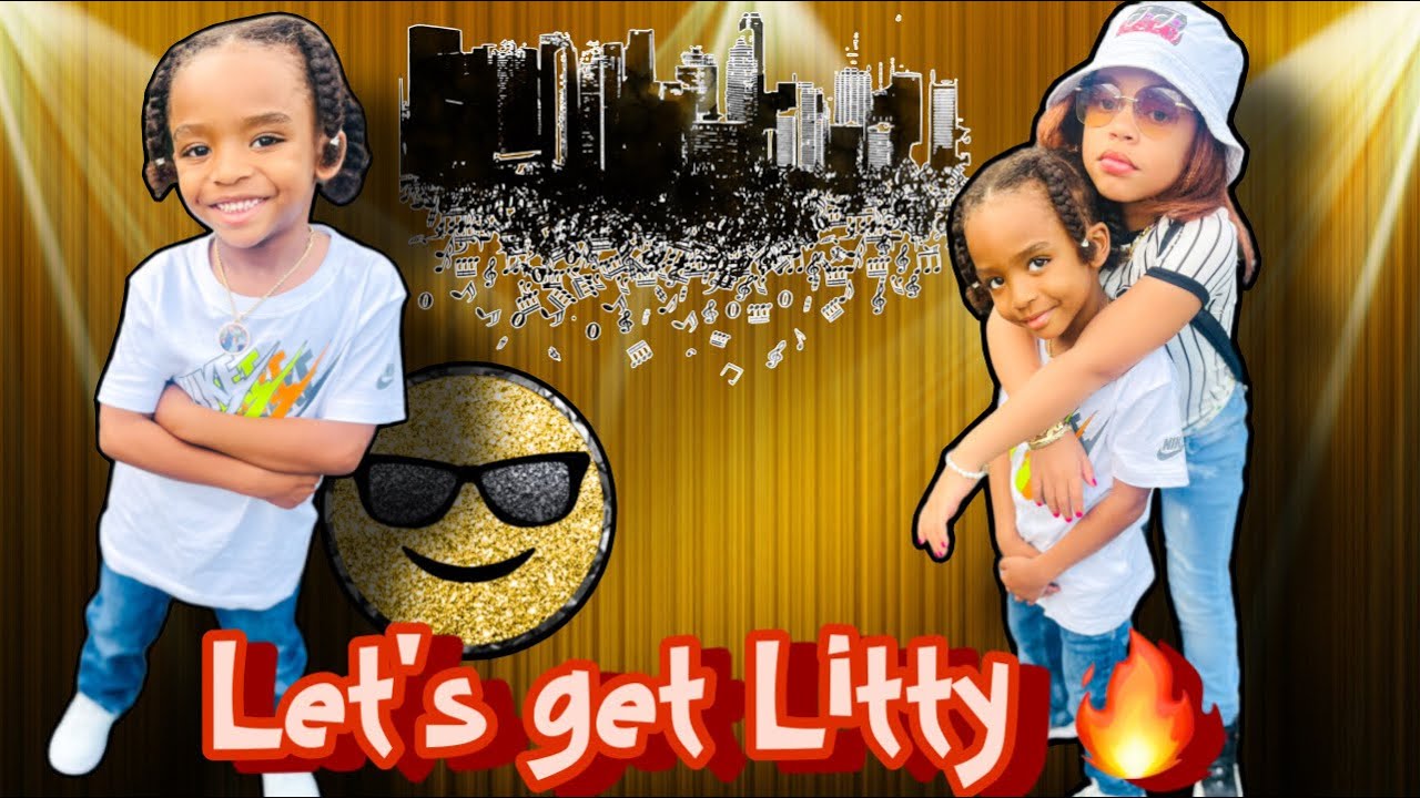 COOL LITTLE DUDE performs on stage with his siblings at a FASHION SHOW ...