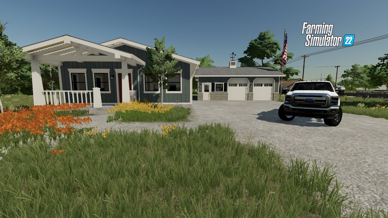 We Moved! Building New House (Homeowner) Farming Simulator 22 - YouTube