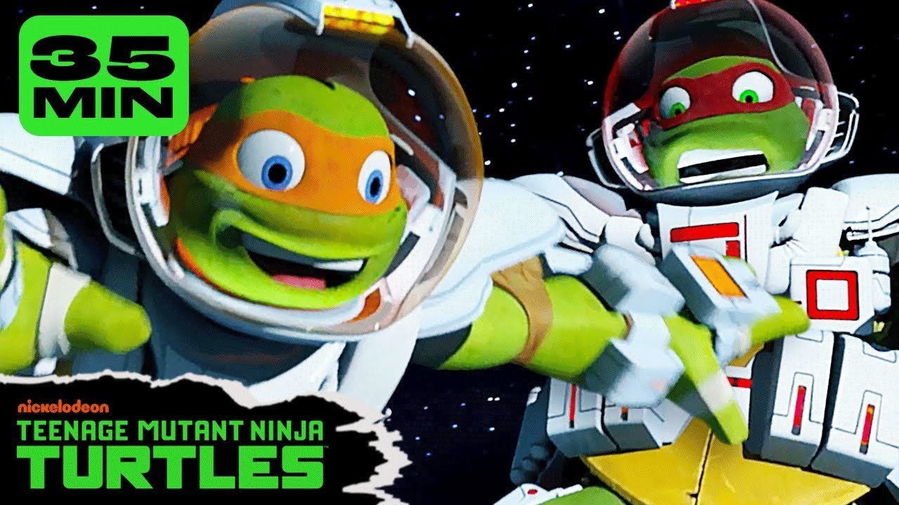35 MINUTES in Outer Space 🚀 | TMNT - YouTube