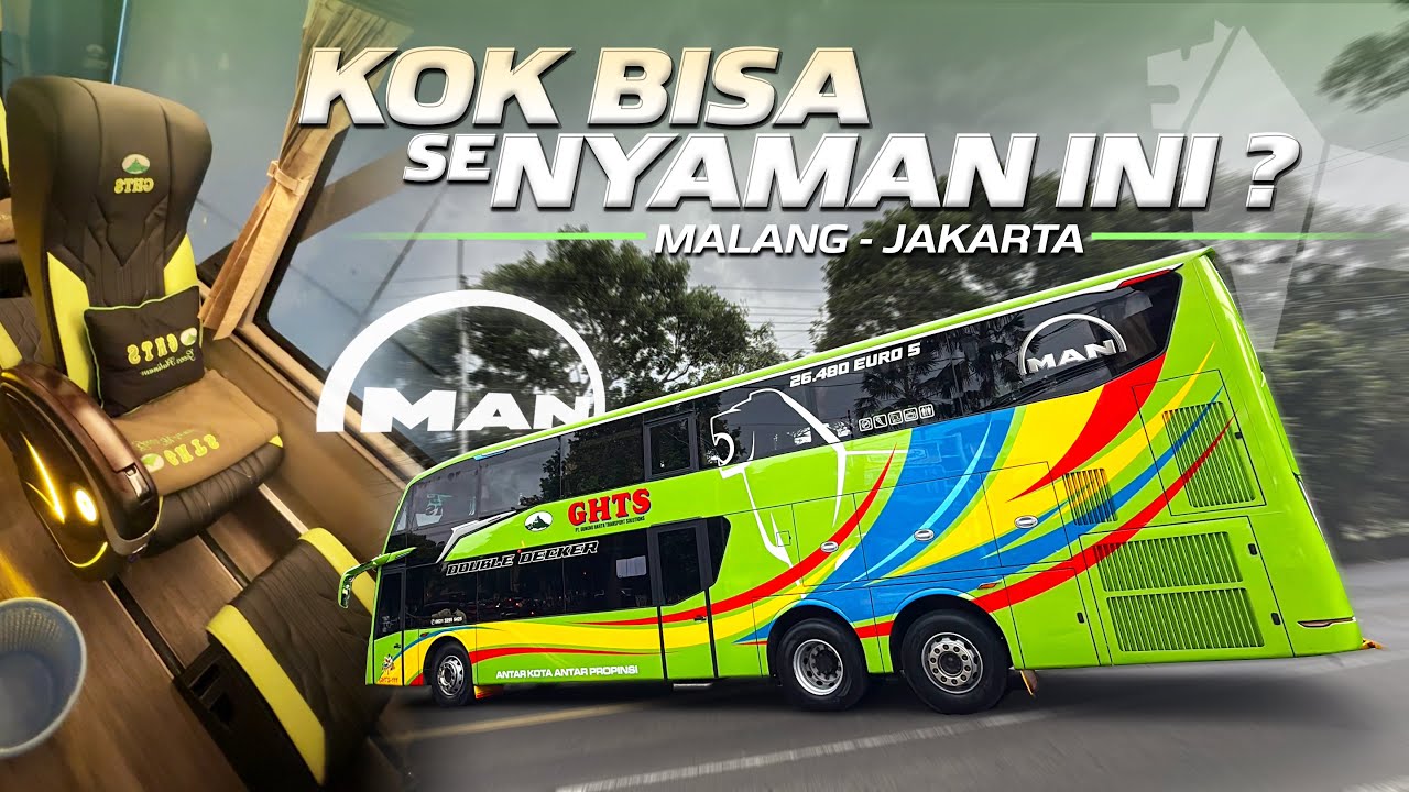 AKHIRNYA MAS ARKAN NAIK BUS BARU GUNUNG HARTA‼️Trip Malang - Jakarta ...