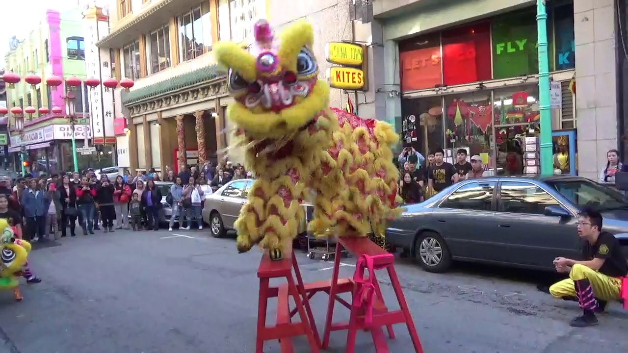 LionDanceME High Bench Lion Dance 1/11/2020 - YouTube