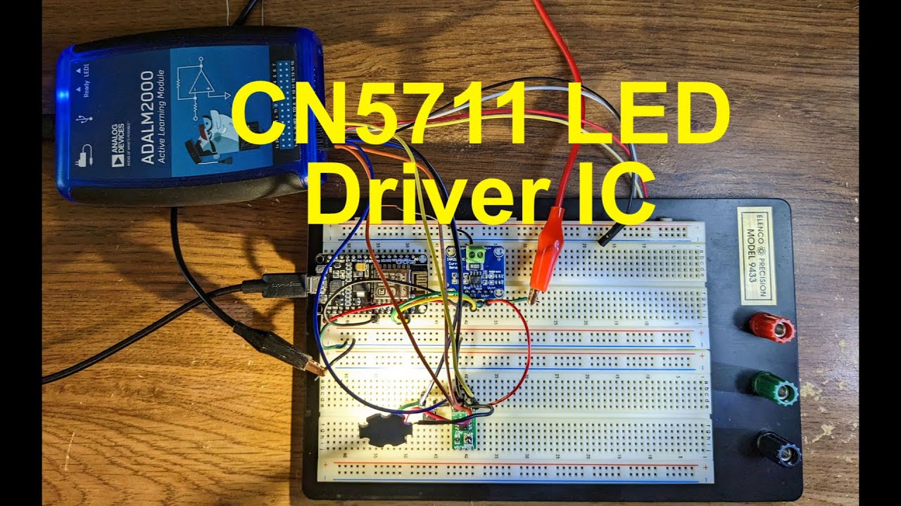 CN5711 Constant Current Source IC Tested Using M2K - YouTube
