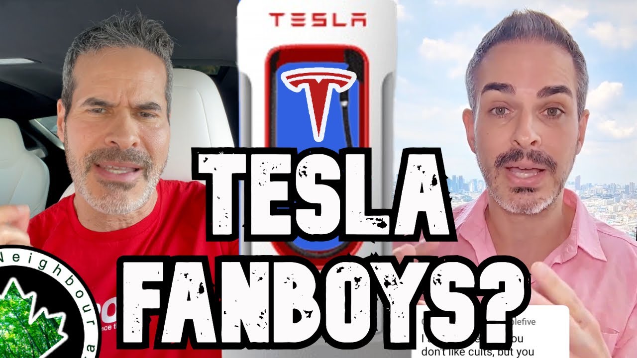 TESLA FANBOYS? Green Neighbour Reacts to E for Electric - YouTube