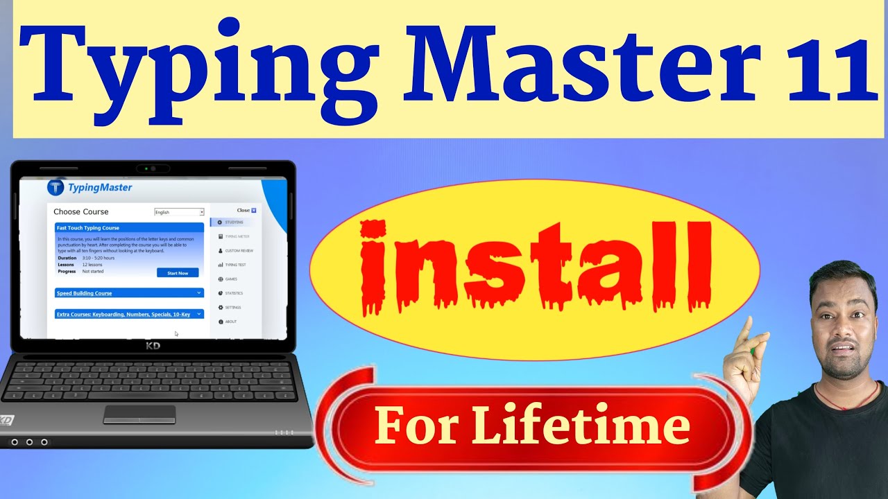 How to Download & install yping Master 11 || Typing Master install kare ...