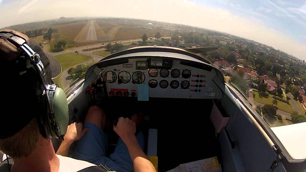 View from the cockpit- Jodel D11 - YouTube