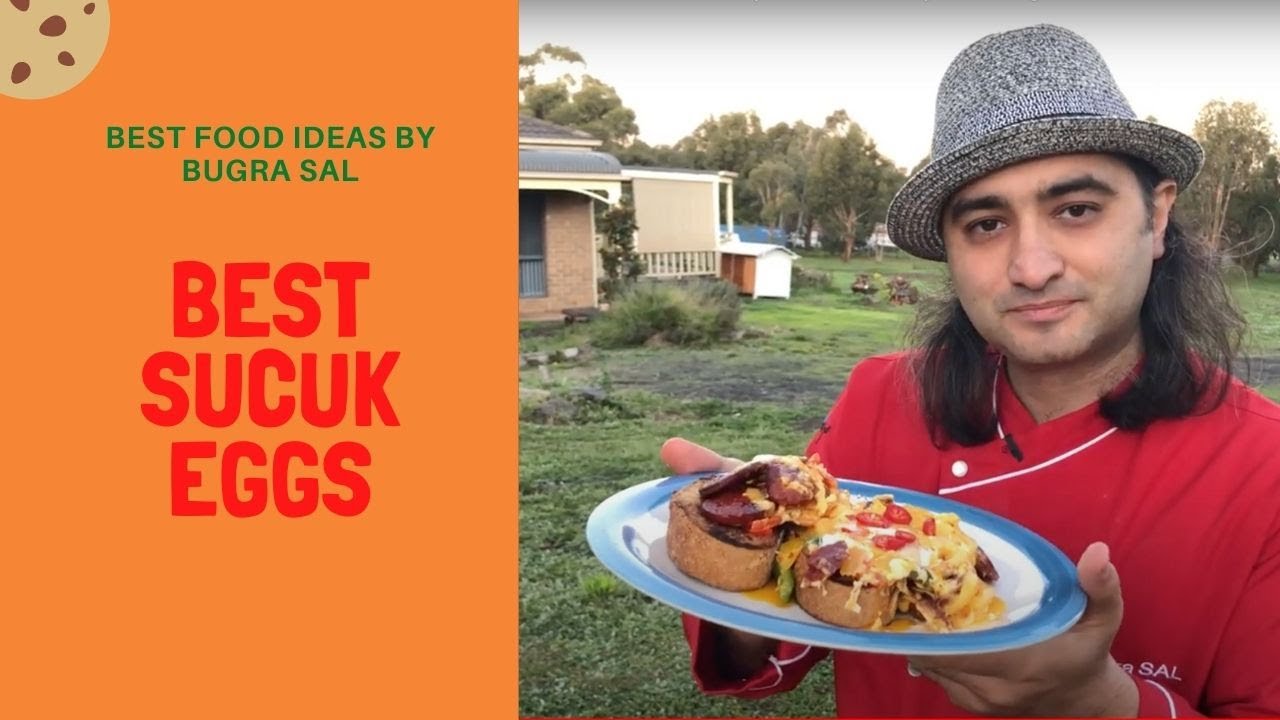 How to make best SUCUK AND EGGS ( breakfast idea ) - YouTube