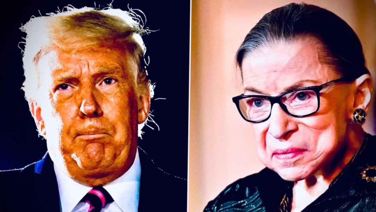 Trump's Staged Reaction to RBG's Death - YouTube