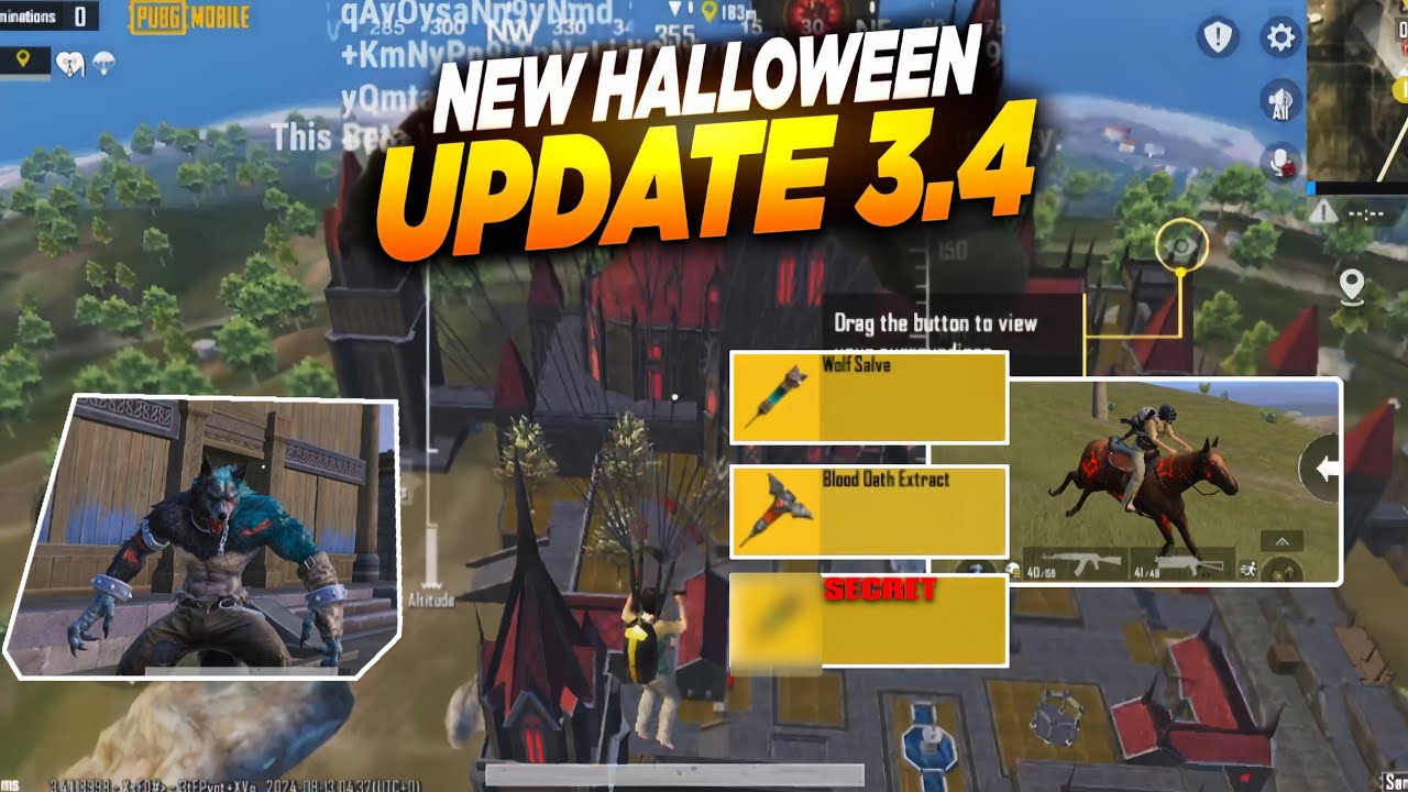 Pubg New 3.4 Update First Look Is Here || New Halloween Mode ...