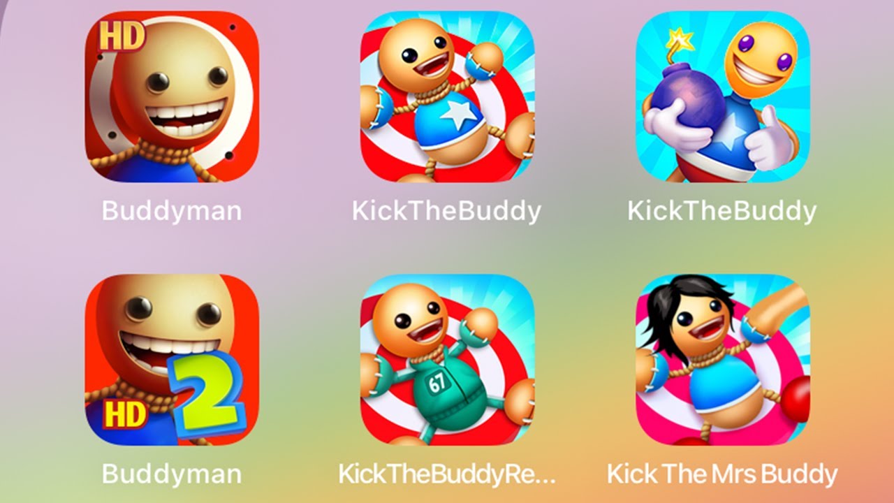 Kick the Buddy 2 vs Buddyman Kick 2 vs Kick the Buddy Remastered vs ...
