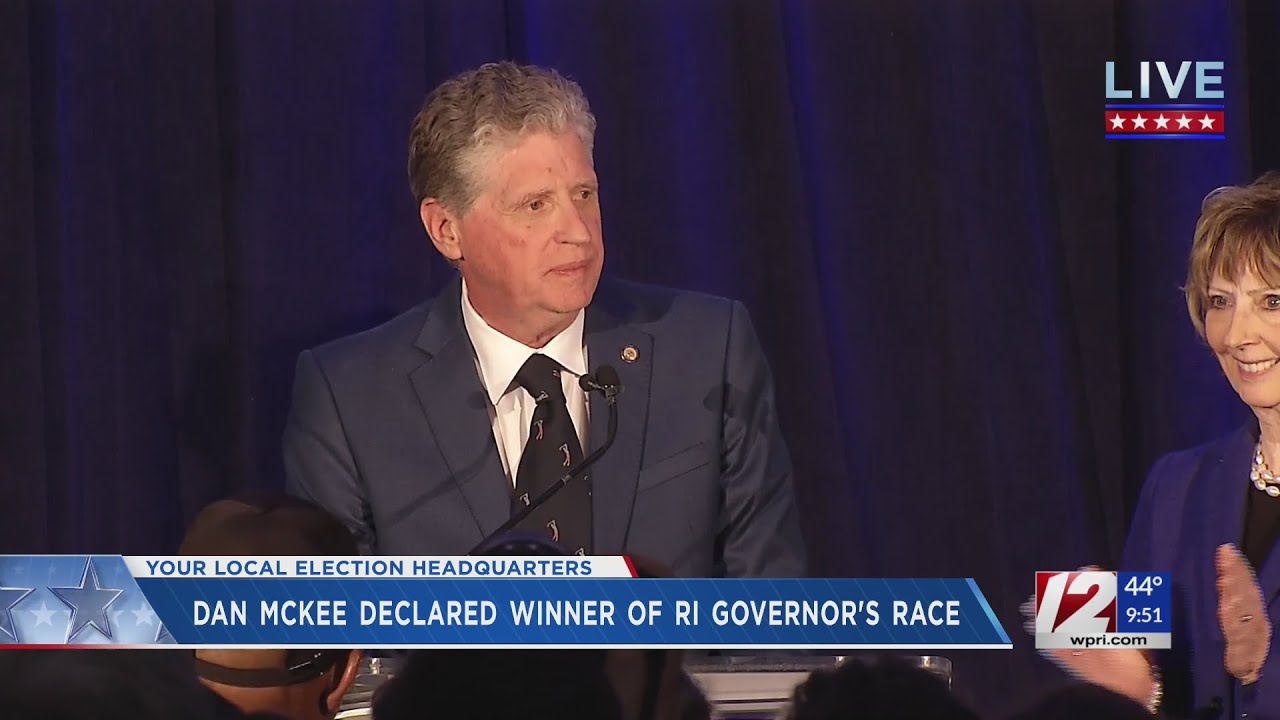 VIDEO NOW: Dan McKee is elected Governor of Rhode Island - YouTube