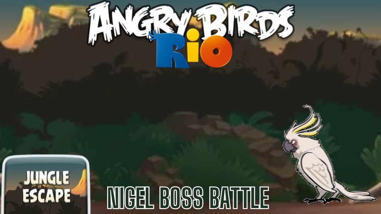 Angry Birds Rio Jungle Escape Level 30 Nigel Boss Battle - YouTube