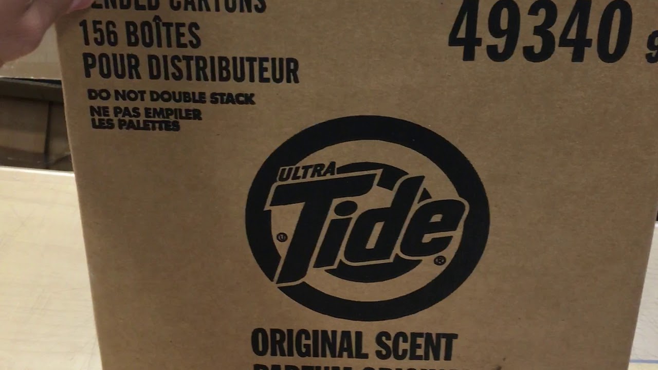 Tide Vend Vending Tide 156 Units per case Single Vend 1 8 Oz - YouTube