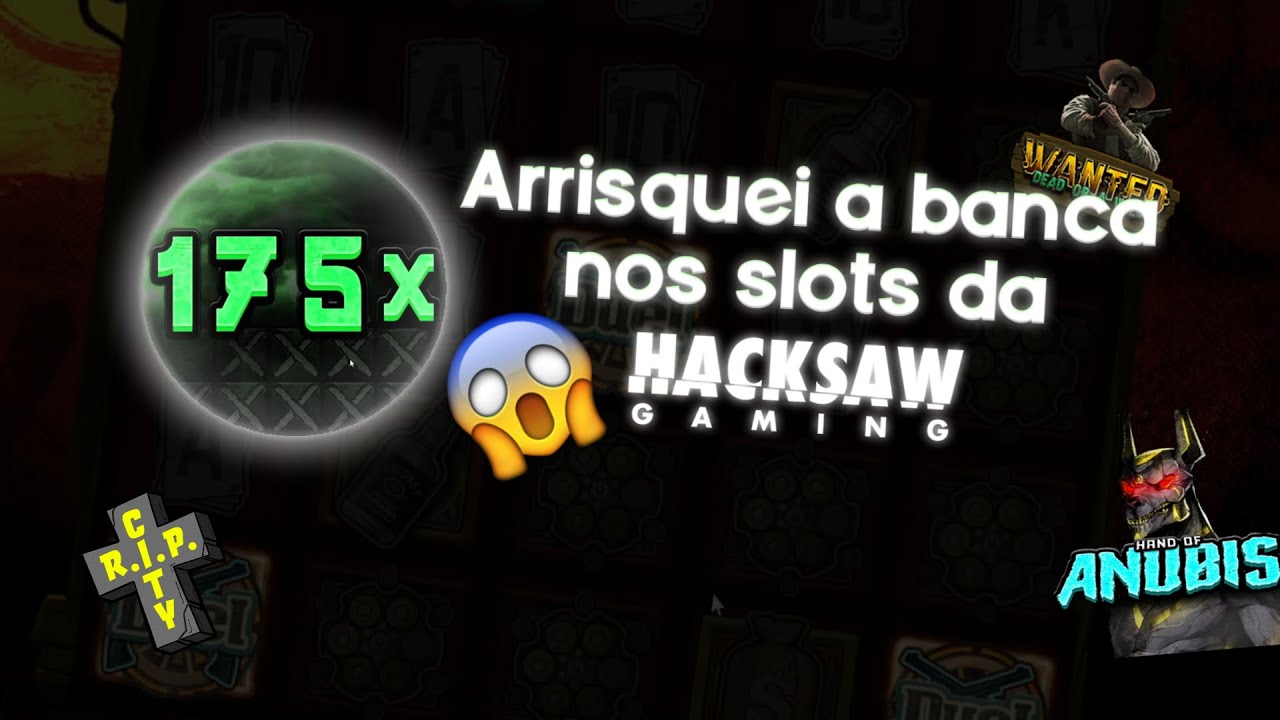 TENTAMOS R$1000 VS SLOTS DA HACKSAW GAMING *não acreditei* - YouTube