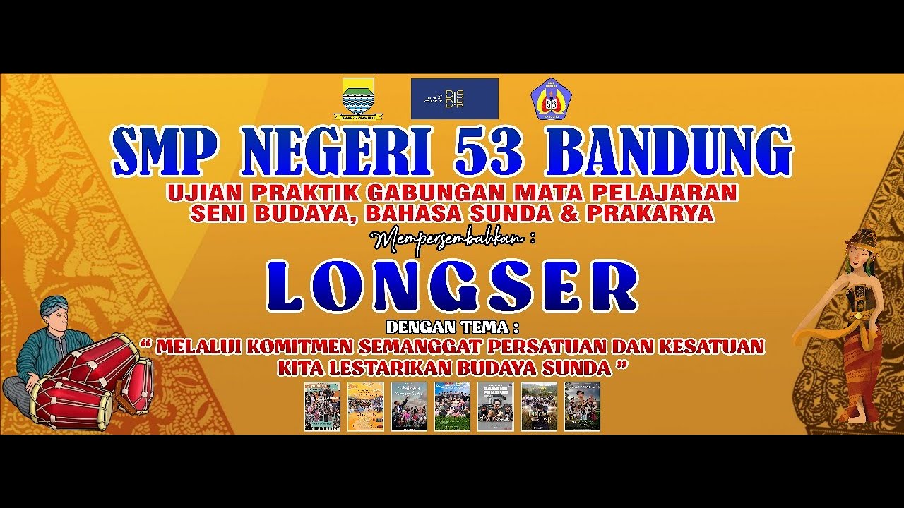 LONGSER Melesatarikan Budaya Sunda SMPN 53 Bandung - YouTube