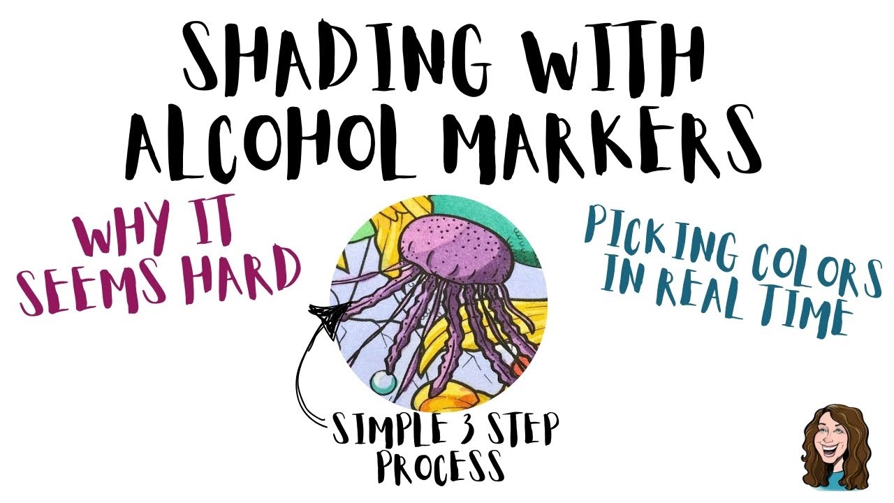 3 Easy Steps to Shading With Alcohol Markers | Pick Colors In Real Time ...