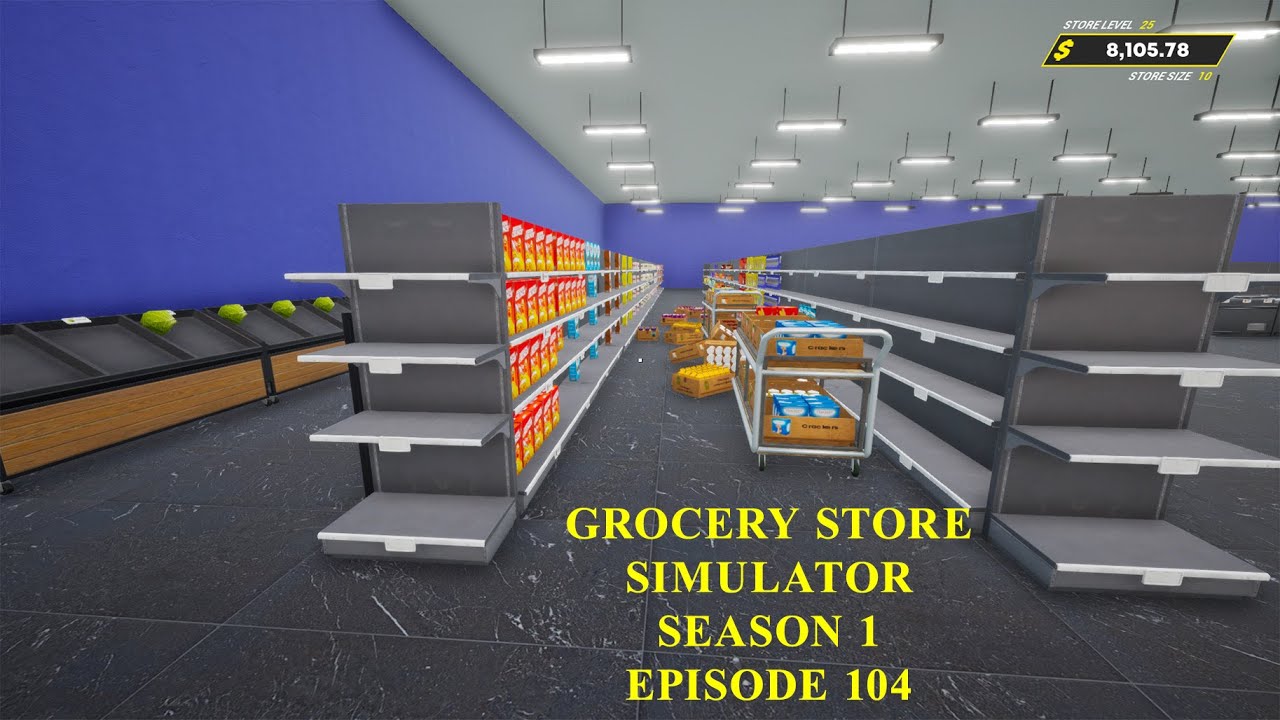 Grocery Store Simulator | Store Re-organization Part 2 | Season 1 ...