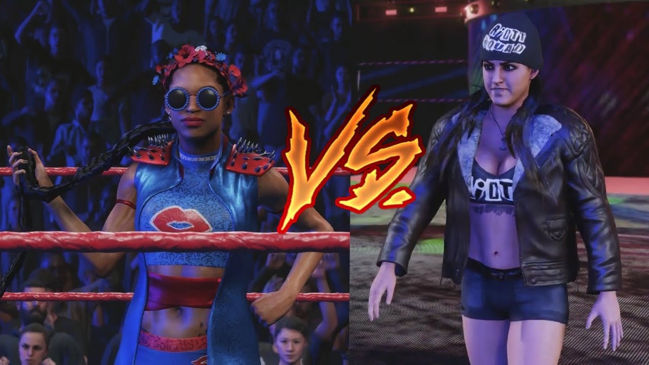 Bianca Belair Vs Sarah Logan | WWE 2K19 Match | WWE 2K19 PC Match - YouTube