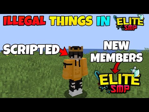 Elite Smp is Scripted ? | New members in Elite Smp ! | - YouTube