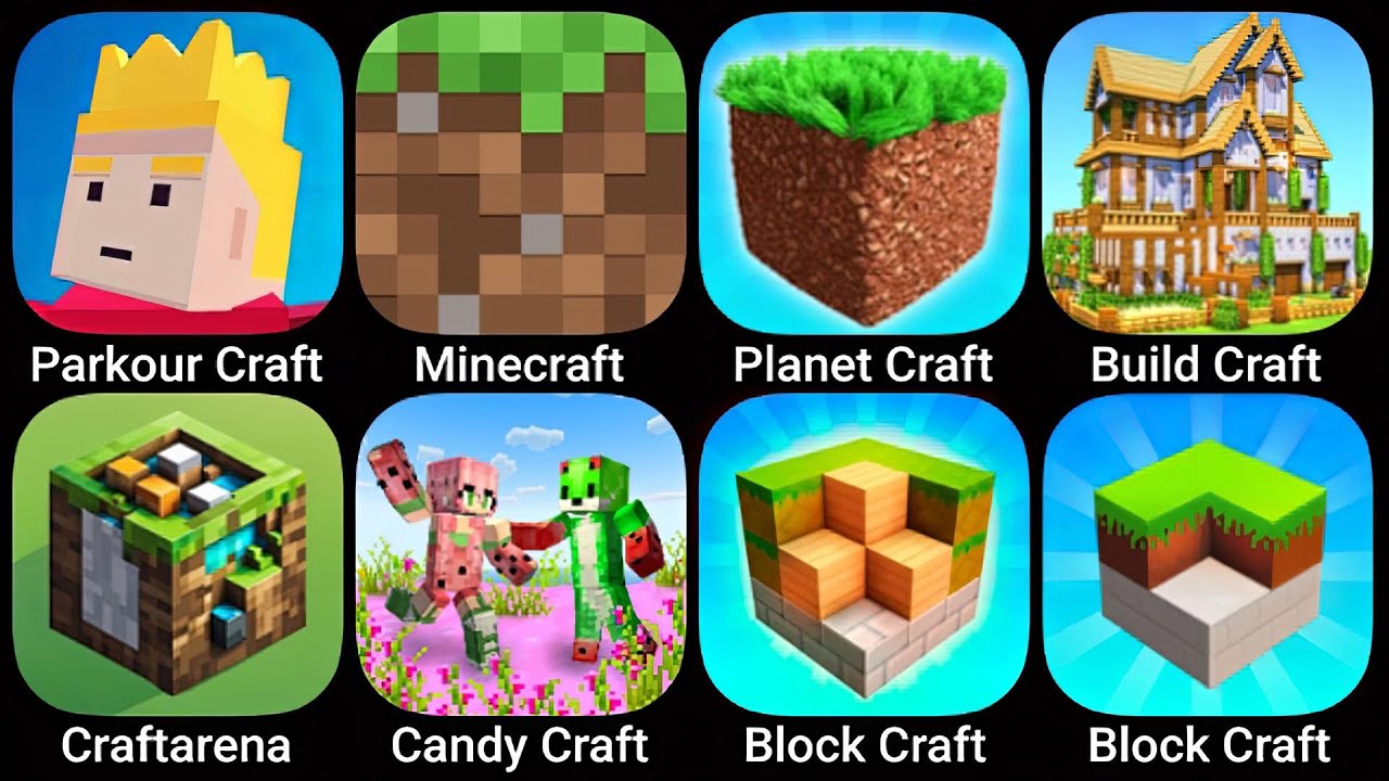 Parkour Craft,Minecraft,Planet Craft,Build Craft,Craftarena,Candy Craft,Block Craft 3D,Block ...