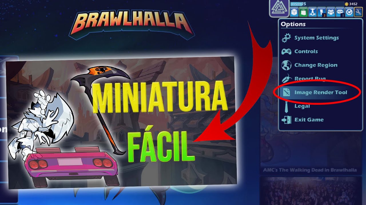Qué es y cómo usar el Render Tool de Brawlhalla | Crea tus miniaturas ...