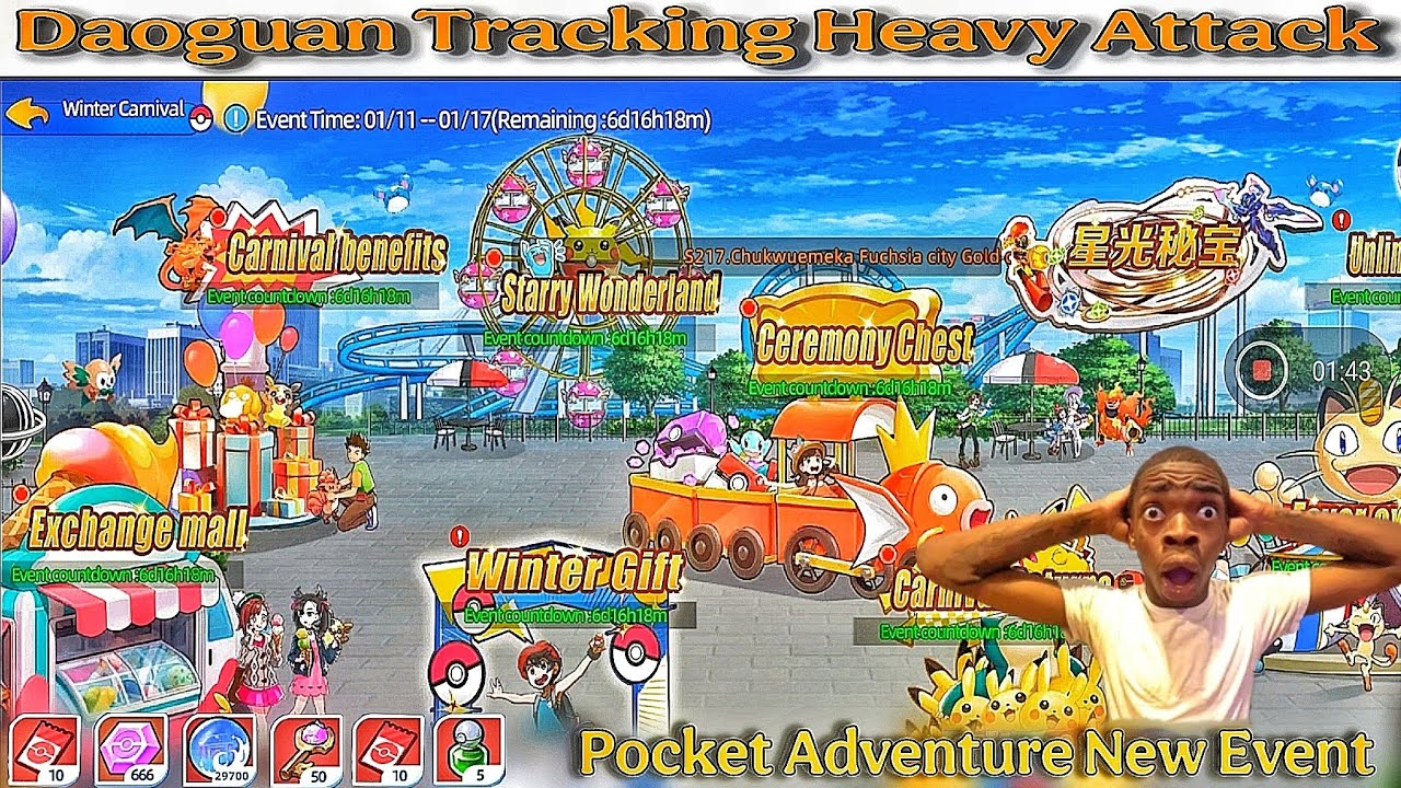 😱 Pocket Adventure New Event Daoguan Tracking Heavy Attack (New Gift 🎁) 🥶 - YouTube